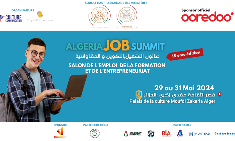 ALGERIA JOB SUMMIT : du 29 au 31 mai, à Alger – CHARIKATI